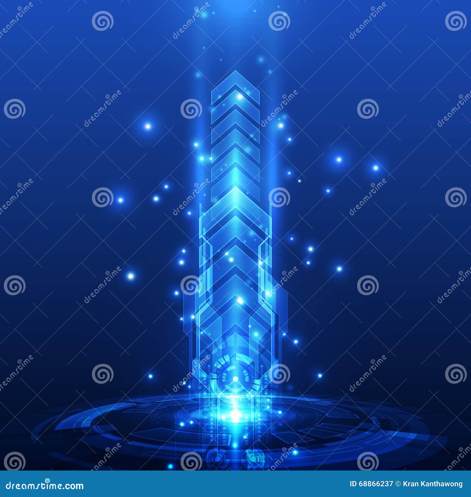 Abstract Futuristic Speed Technology Background. Illustration Vector ...