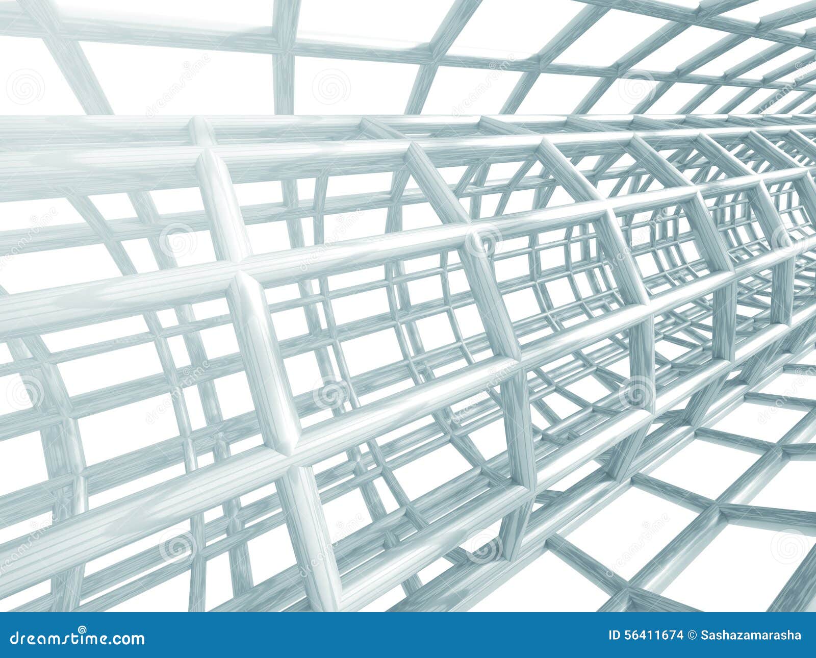 Abstract Futuristic Structure Architecture Background Stock ...