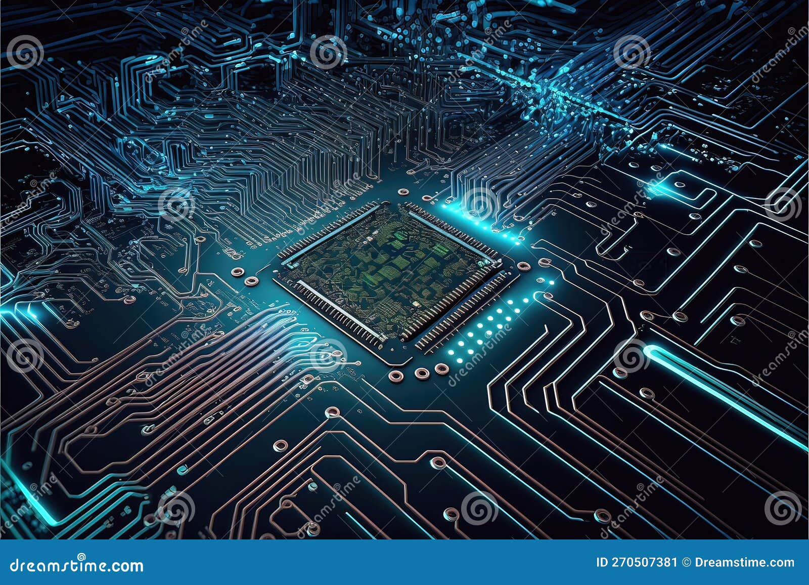Computer Electronic Circuit Board, Micro Chip, Cpu, Memory Control ...