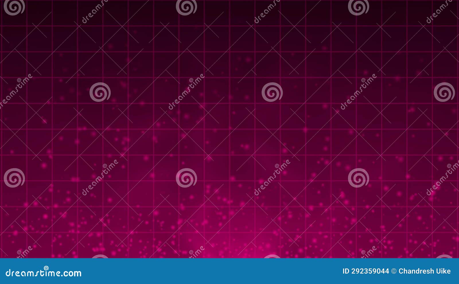 Abstract Futuristic Technology Particles Background, Magenta Red ...