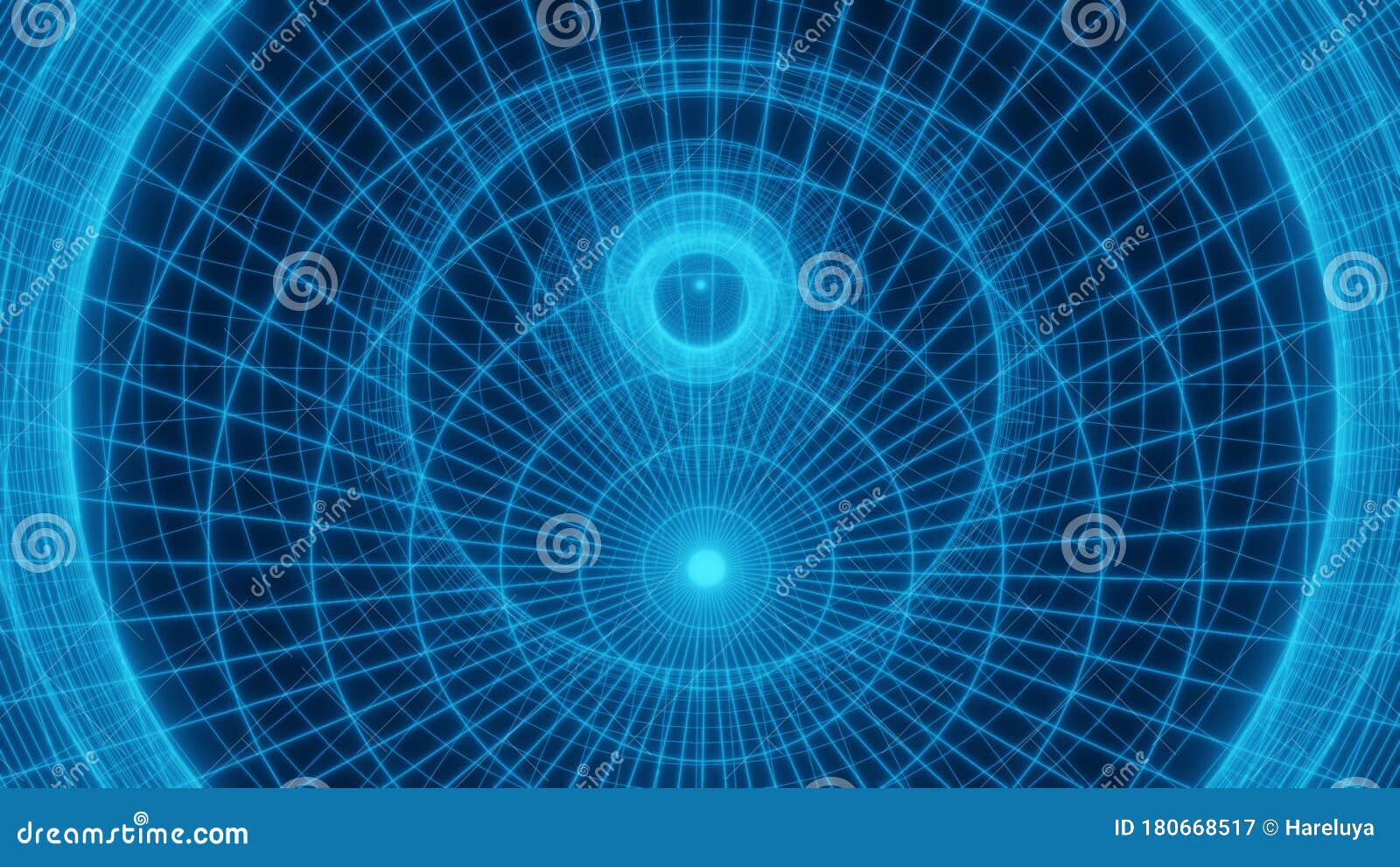 Abstract Futuristic Technology Wireframe Mesh Polygonal Element Connection Structure Digital