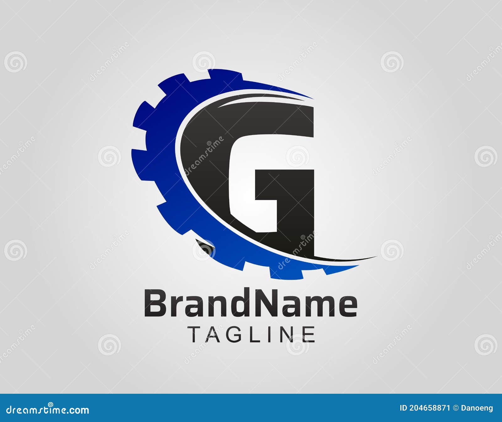 Letter G Gear Check Logo Logos Design Element Stock Vector Illustration ...