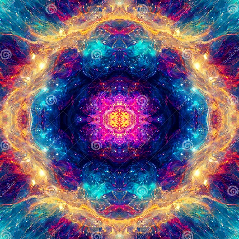 Abstract Galaxy Nebula Space Seamless Pattern Background Stock ...