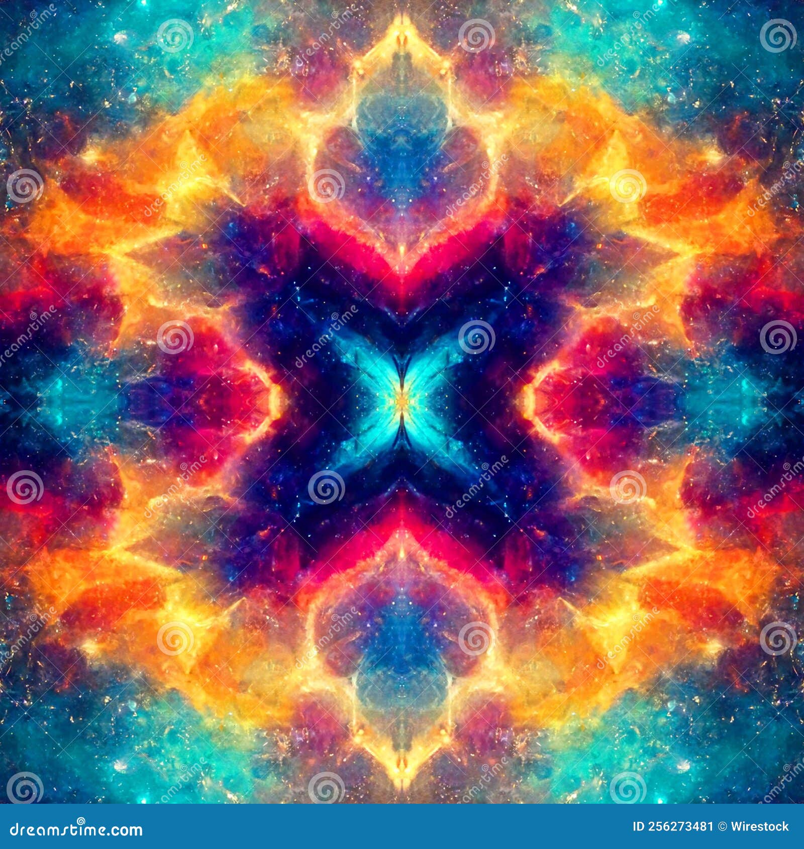 Abstract Galaxy Nebula Space Seamless Pattern Background Stock ...