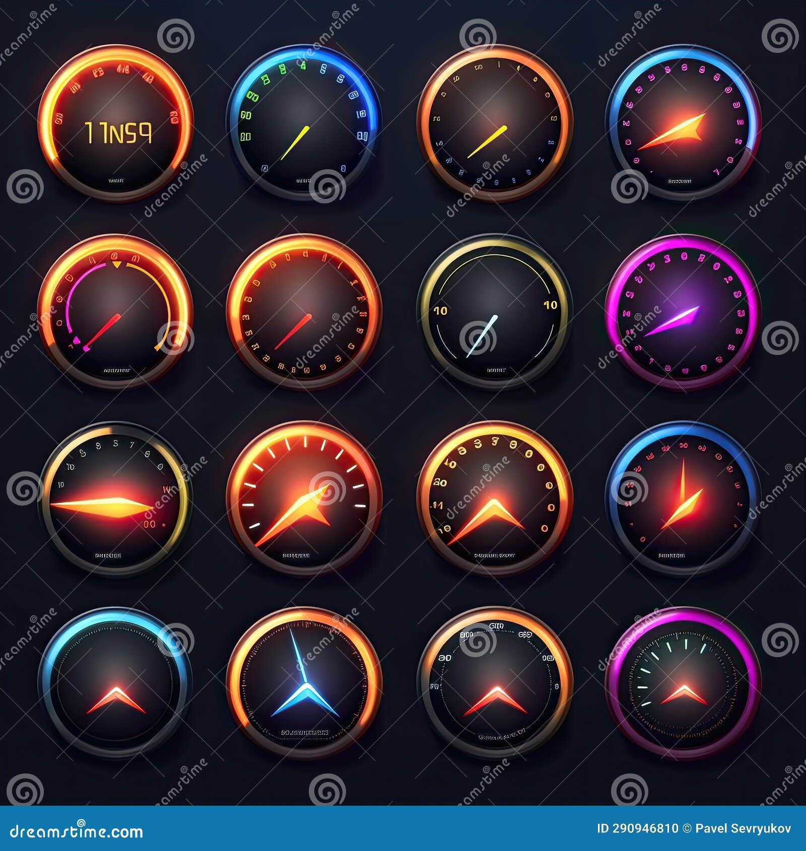 Abstract Games Speedometer Ai Generated Stock Photo - Image of ...