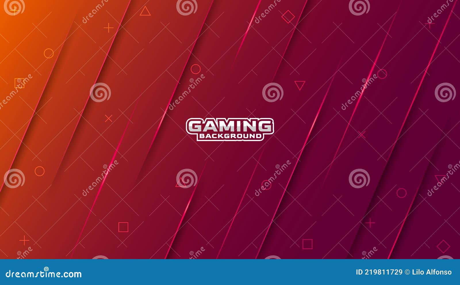 Abstract Gaming Background Design with Modern Luxury Ray Style Stock ...