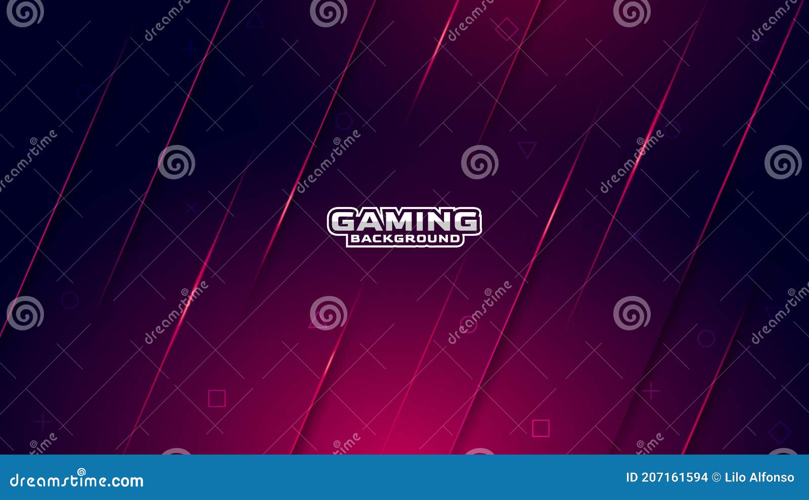 Abstract Gaming Background With Modern Luxury Ray Style Vector ...