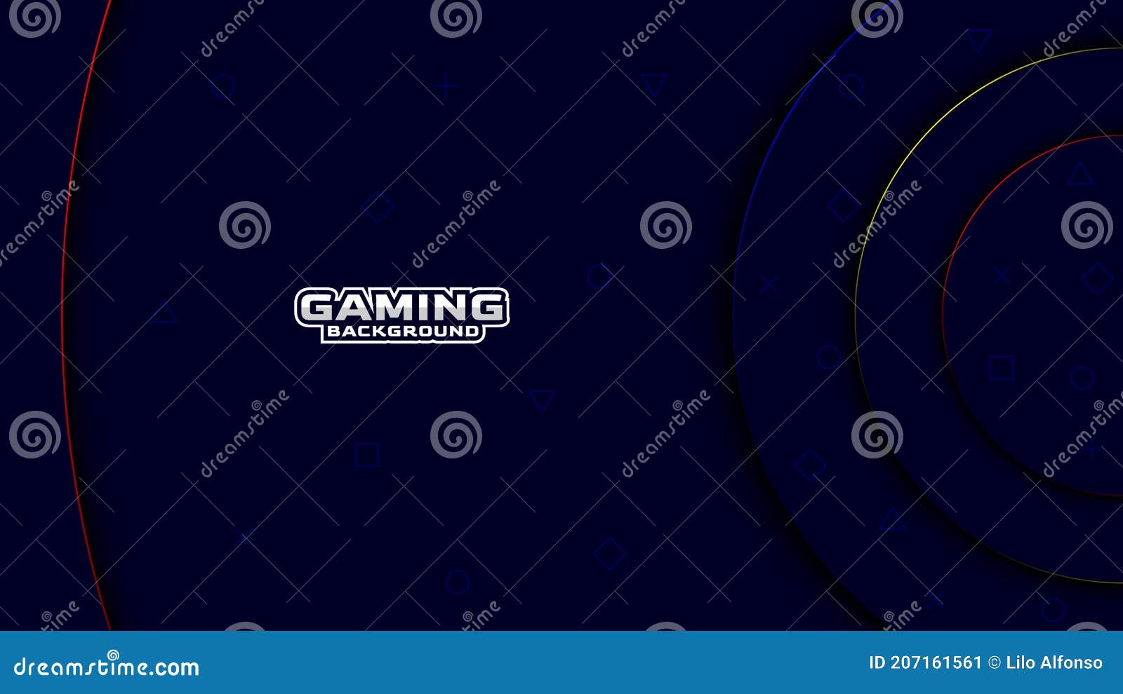 Abstract Gaming Background With Modern Luxury Style Cartoon Vector ...