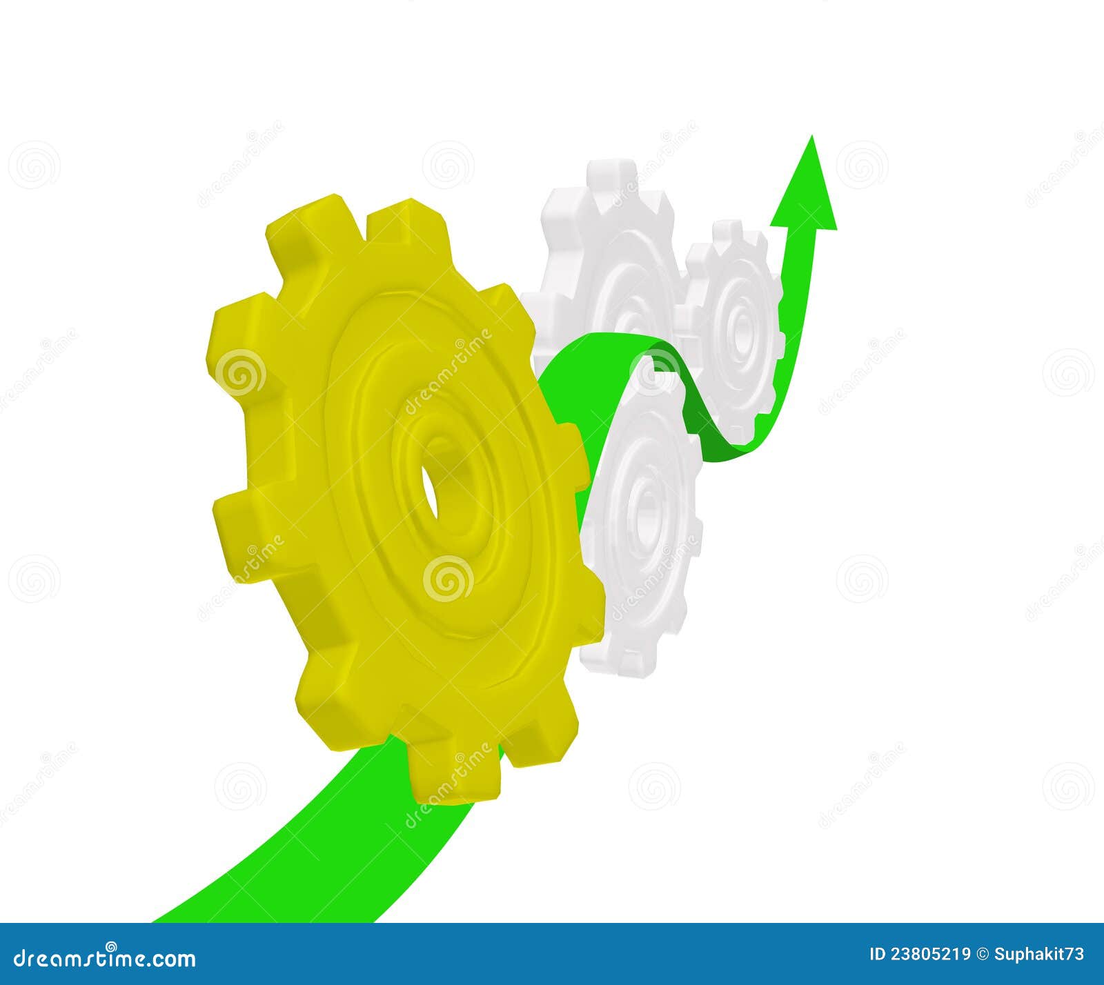 Abstract gear. stock illustration. Illustration of concept - 23805219