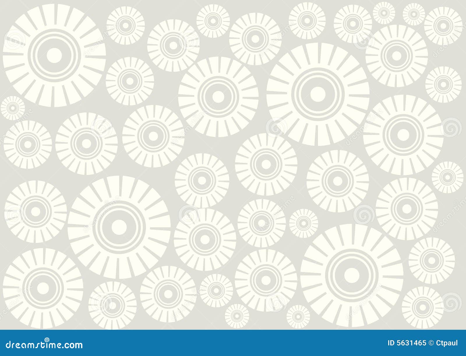 Abstract Gear Wheel, Geometric Lines In Blue Background. Vector ...