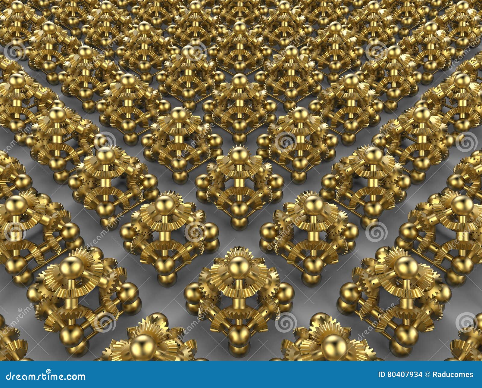 Abstract Gear Pyramids Array Stock Illustration - Illustration of chart ...