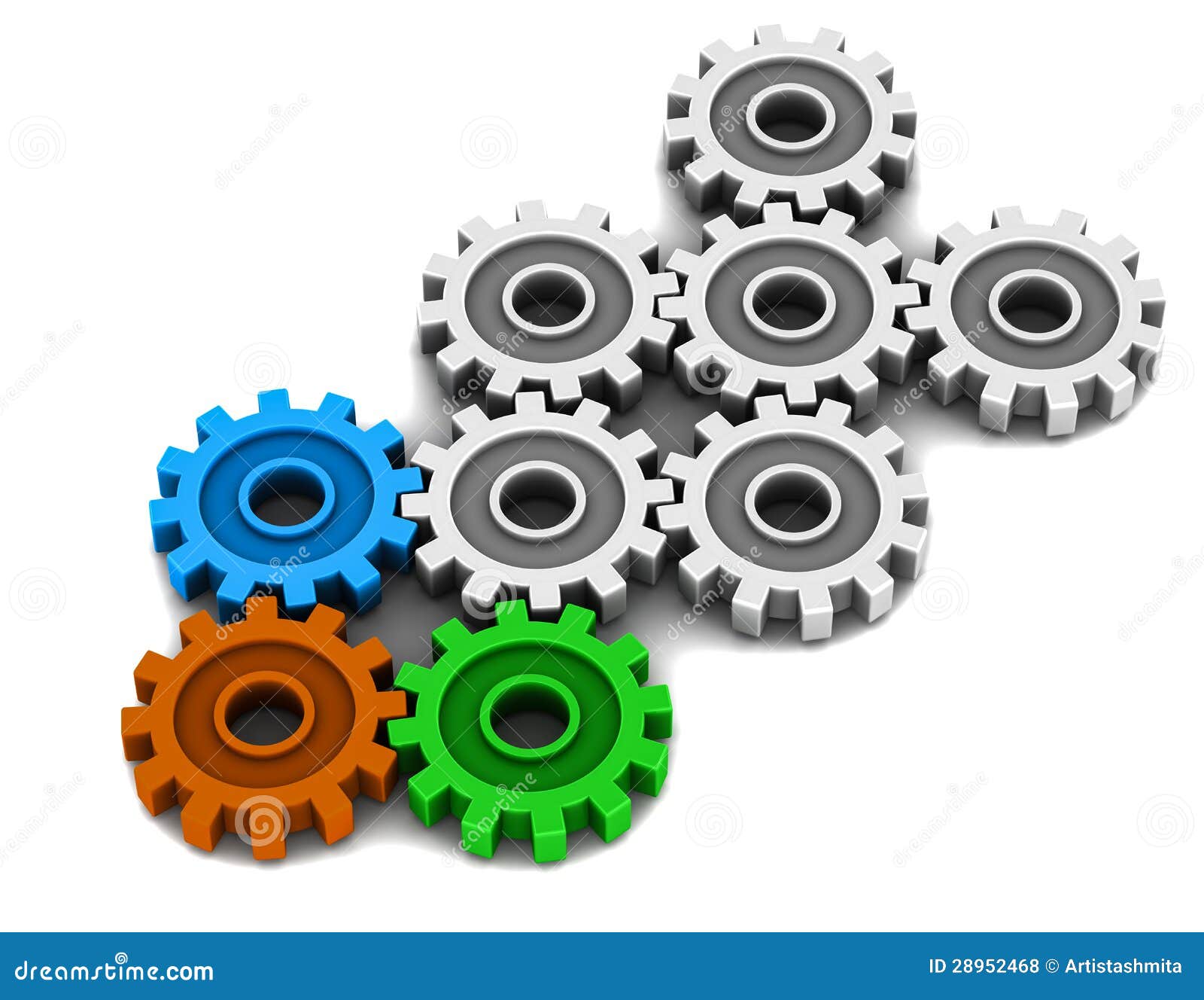 Abstract gears stock illustration. Illustration of abstract - 28952468