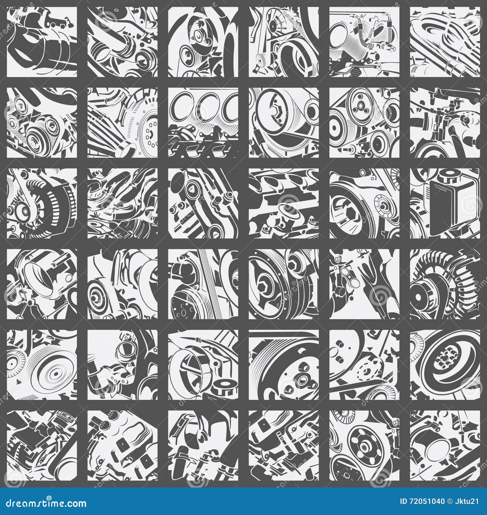 Abstract Gears Compositions Stock Vector - Illustration of industrial ...