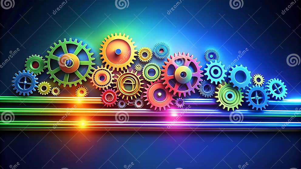 Abstract Gears in Motion: a Visual Representation of Progress AI ...