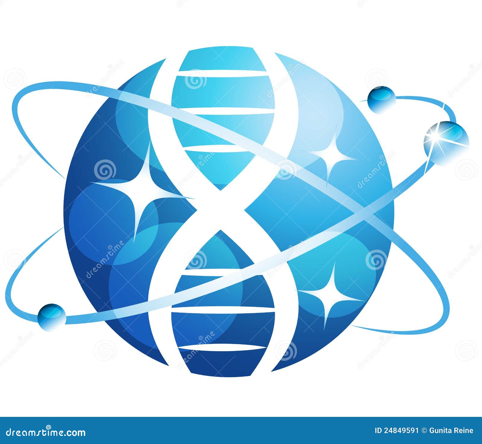 Abstract gene stock vector. Illustration of gene, biology - 24849591
