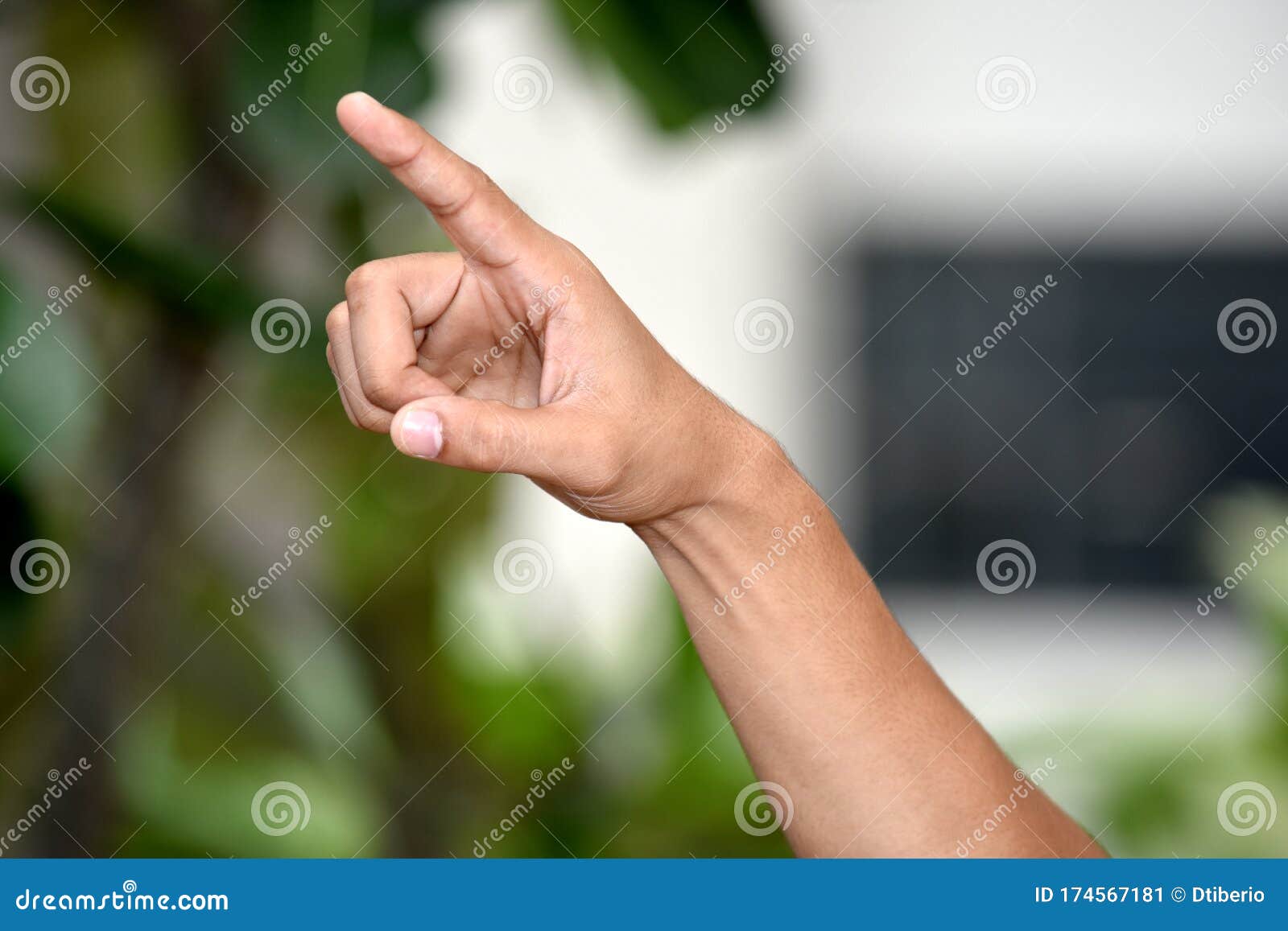 A Diverse Person Pointing stock image. Image of direction - 174567181