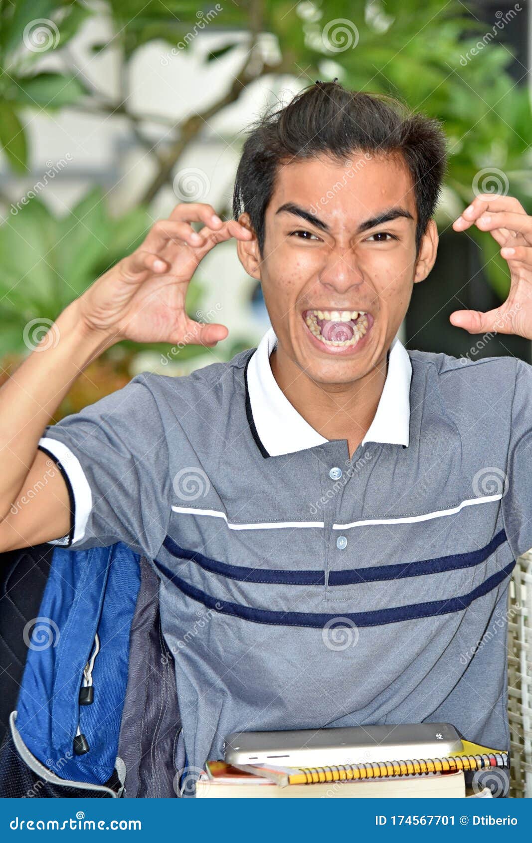 A Student and Anger stock image. Image of irritate, incense - 174567701