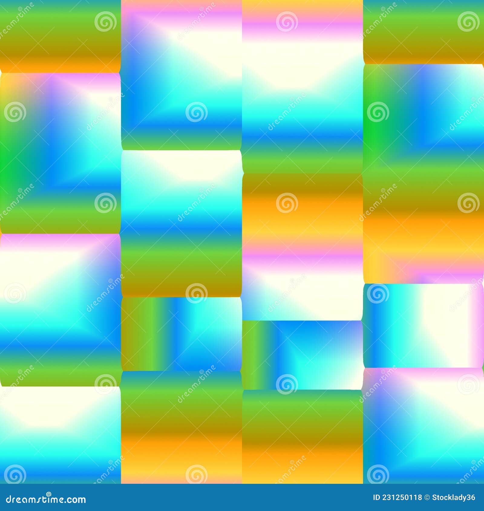 Abstract Generative Art Background Experiment Stock Illustration ...