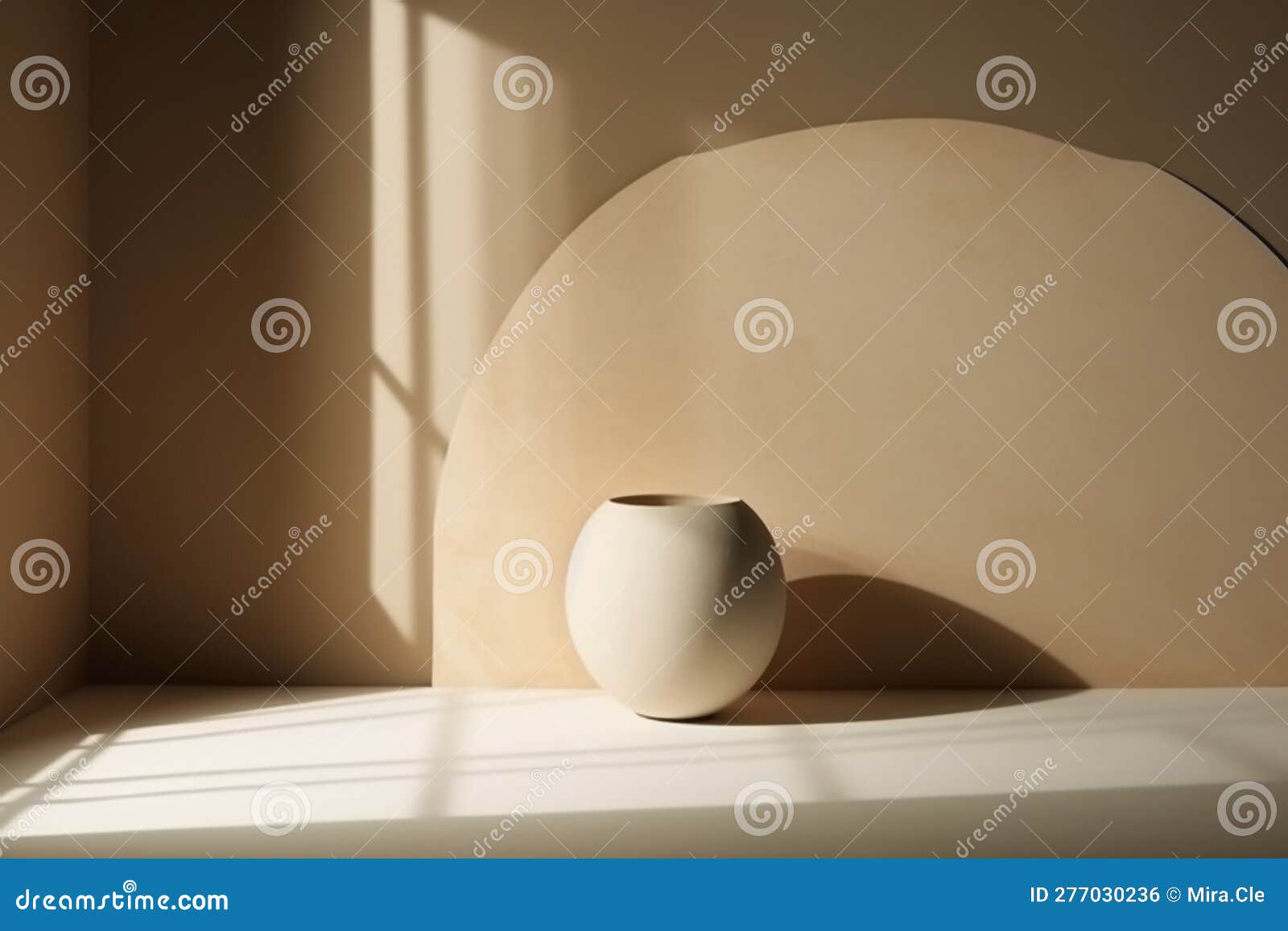 Abstract Gentle Light Beige Interior Backdrop, Created with Generative ...