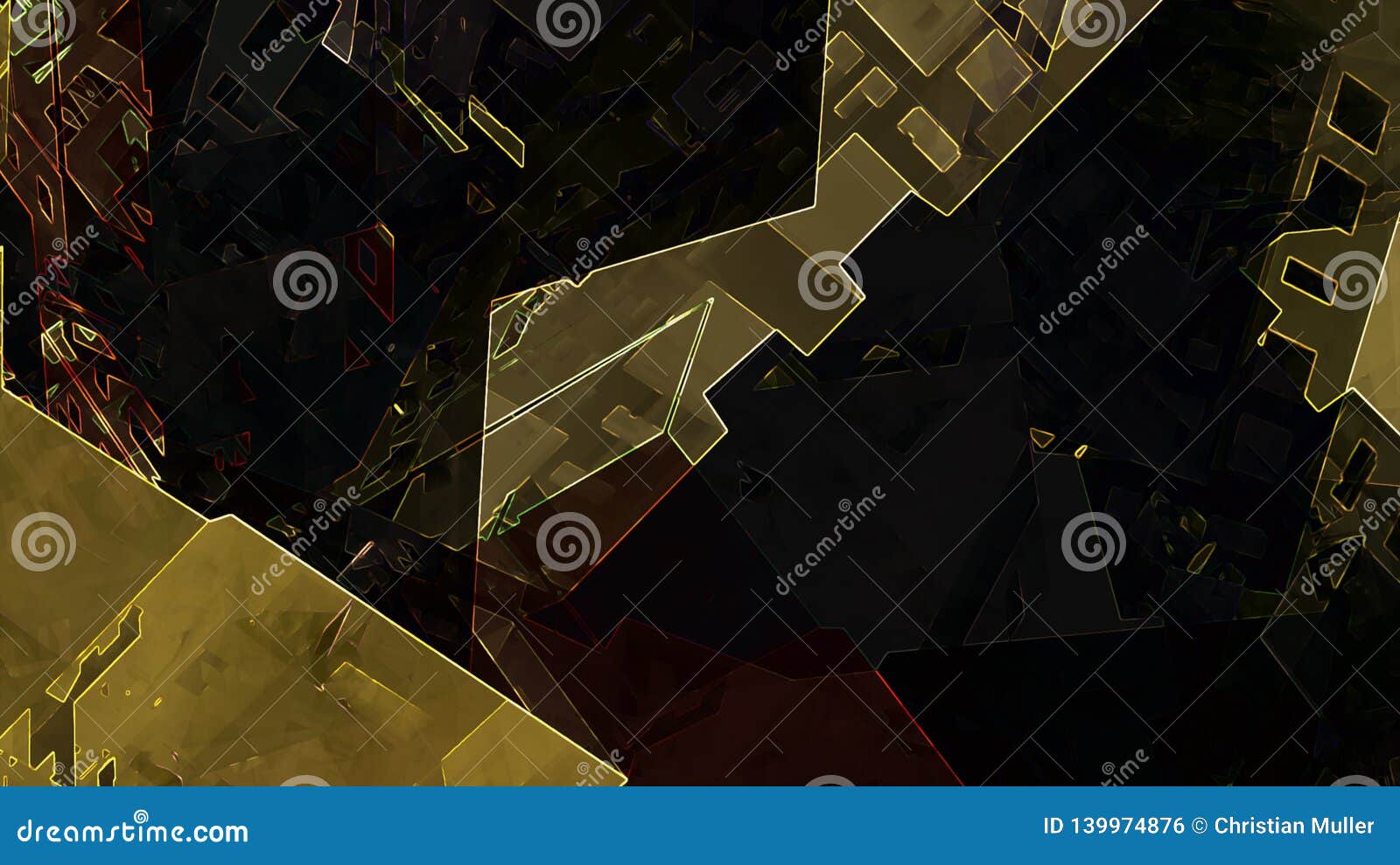 Abstract Geometric Architecture Structure Construction Planning Map ...