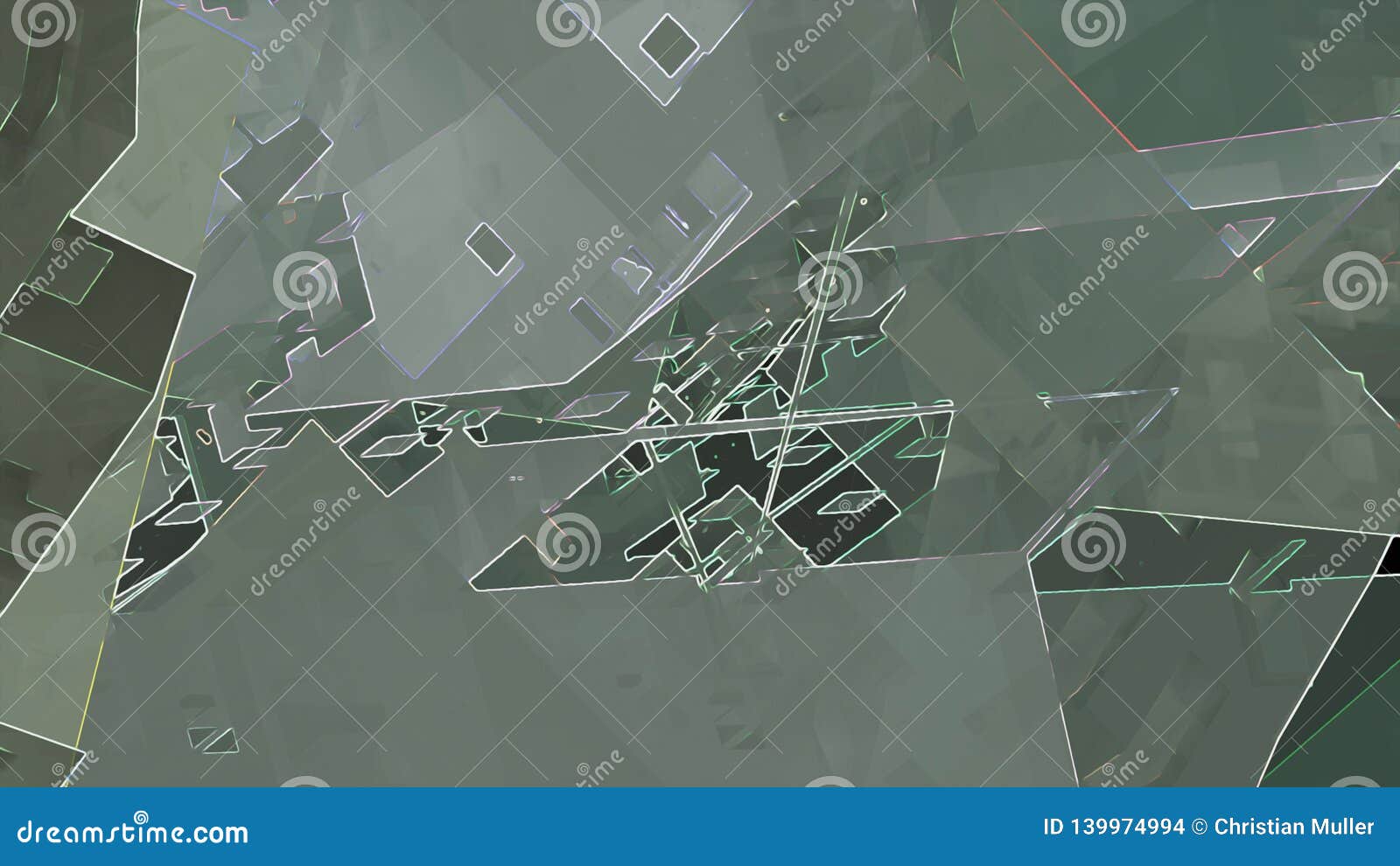 Abstract Geometric Architecture Structure Construction Planning Map ...