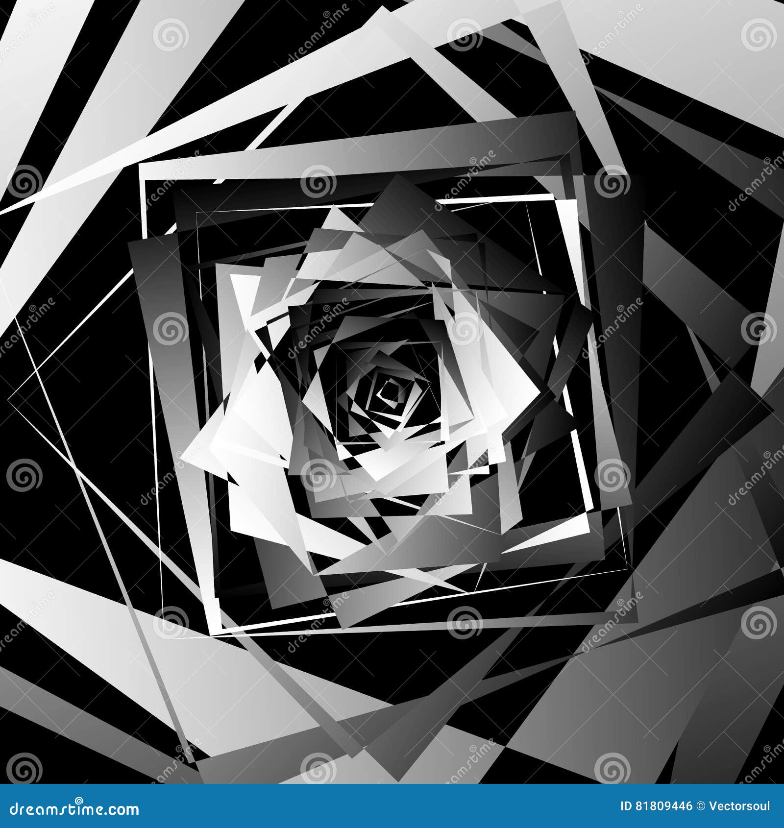 Abstract Geometric Art with Edgy, Angular Shapes. Randomly Order Stock ...