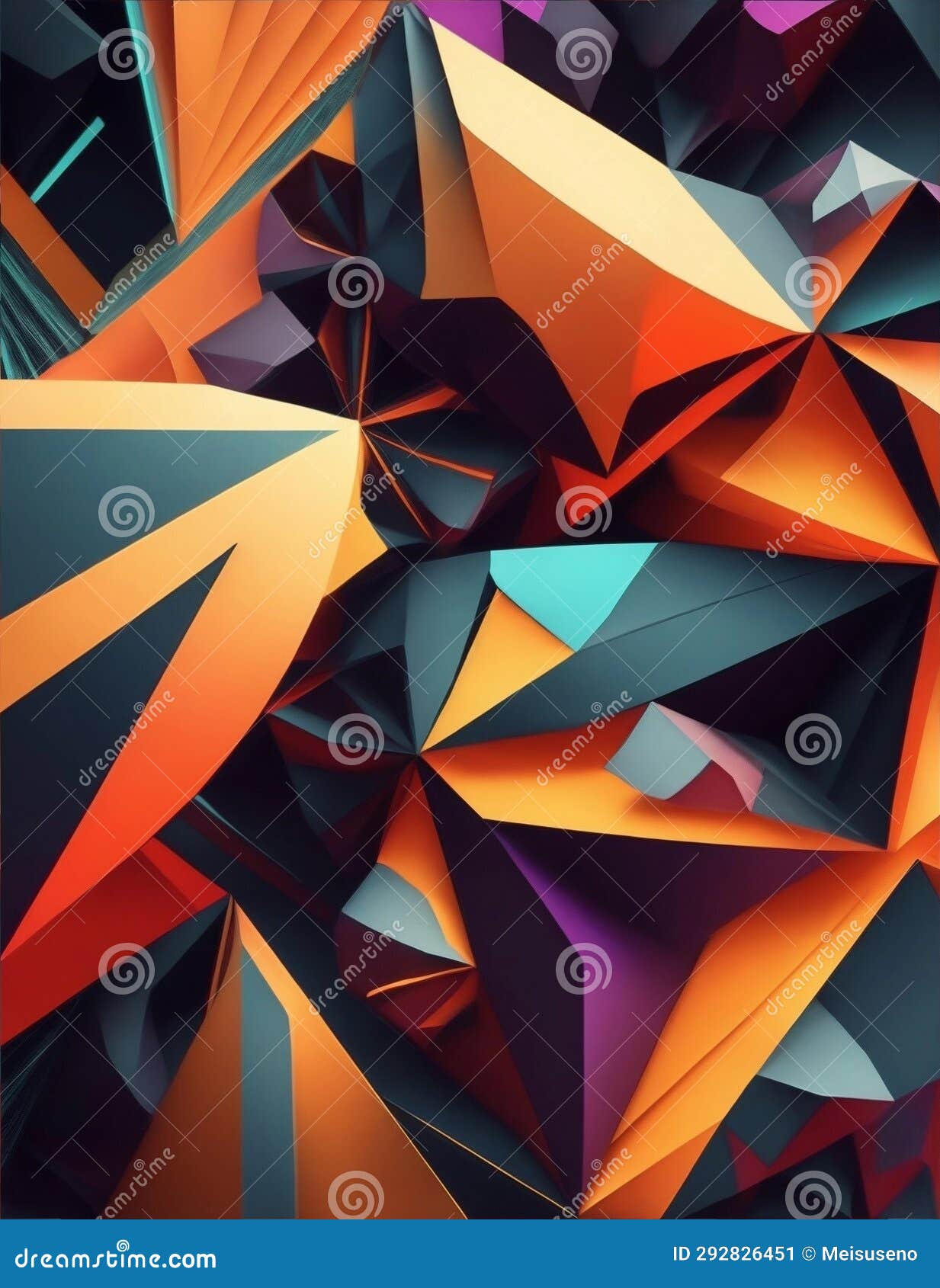 Abstract Geometric Art Illustration Stock Illustration - Illustration ...