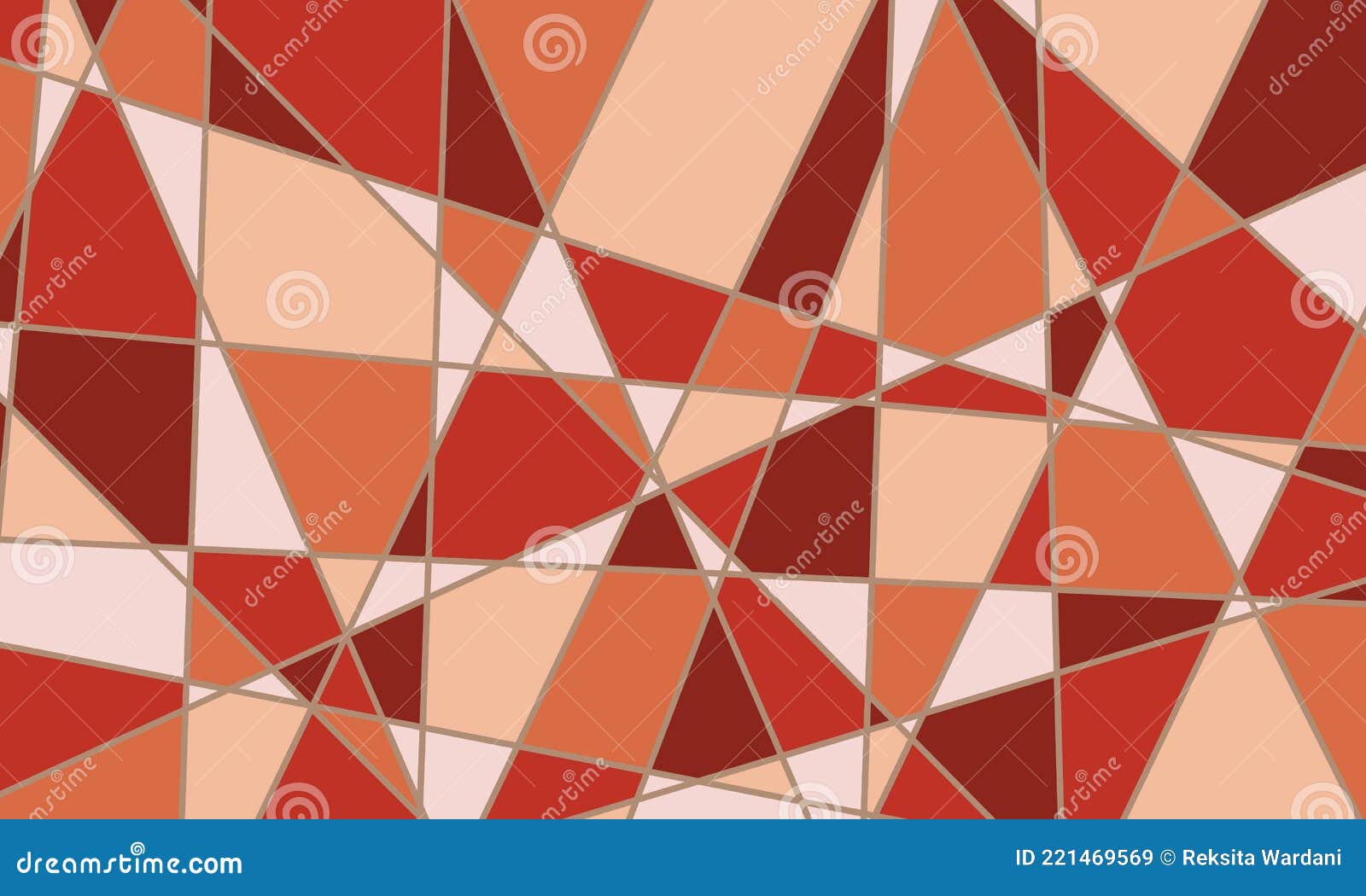 Abstract Geometric Background with Bold Color Stock Vector ...