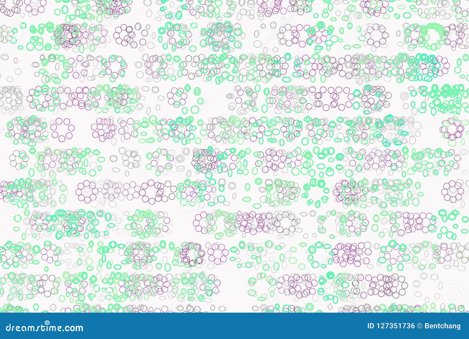 Abstract Geometric Background with Circles or Ellipses. Drawing ...