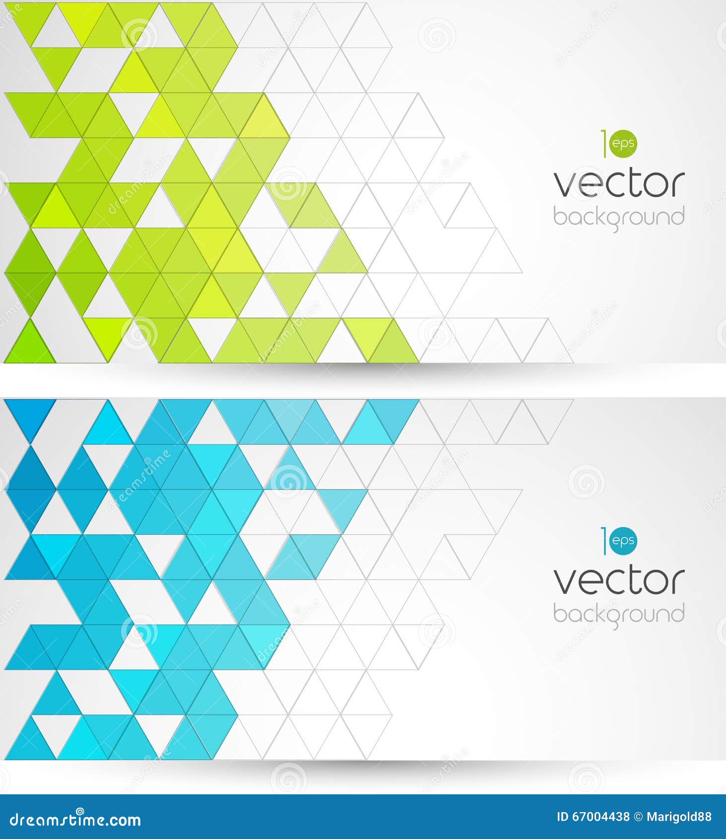 Abstract Geometric Background with Color Triangle Stock Vector ...