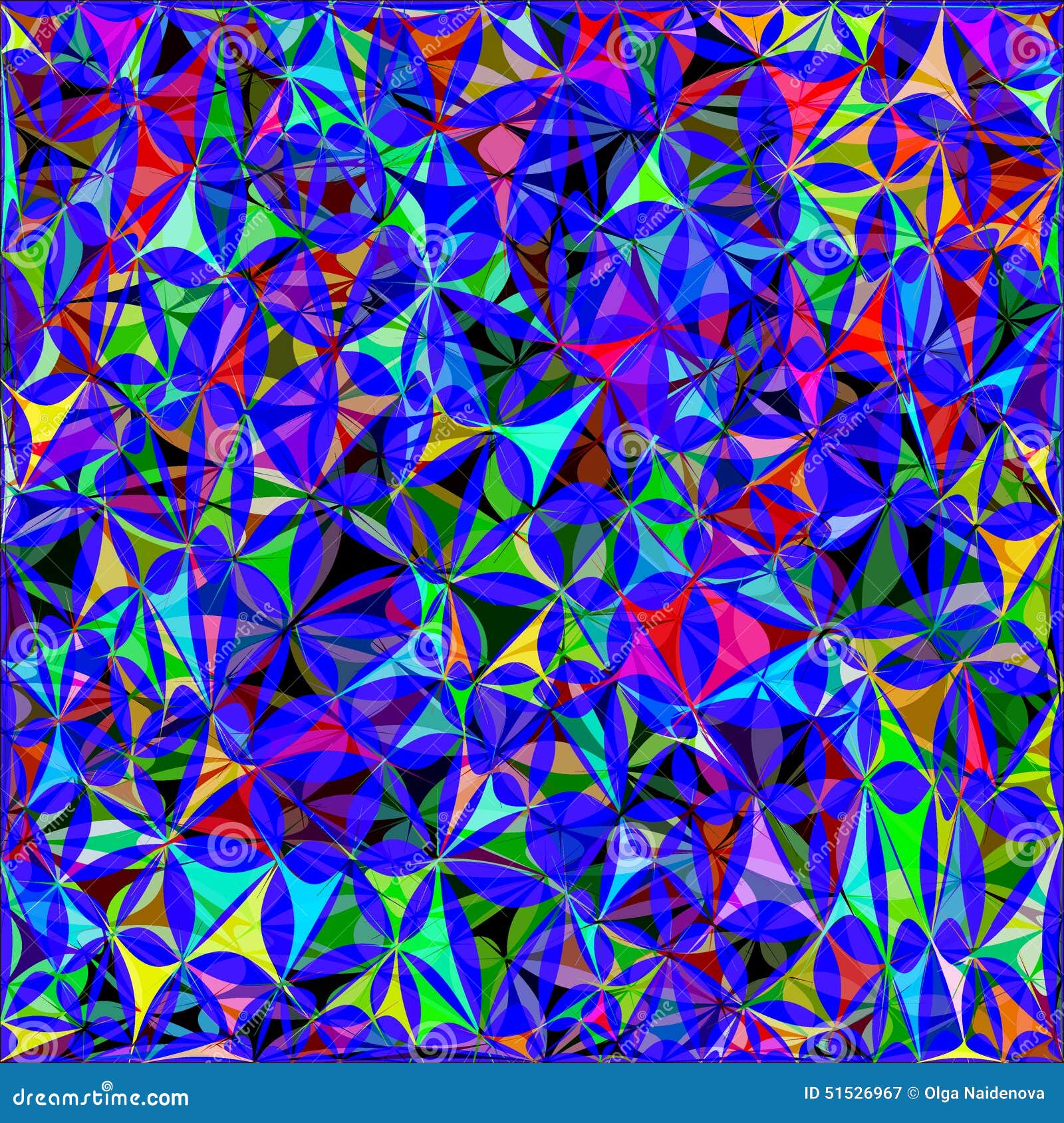 Abstract Geometric Background of Colored Forms Stock Vector ...