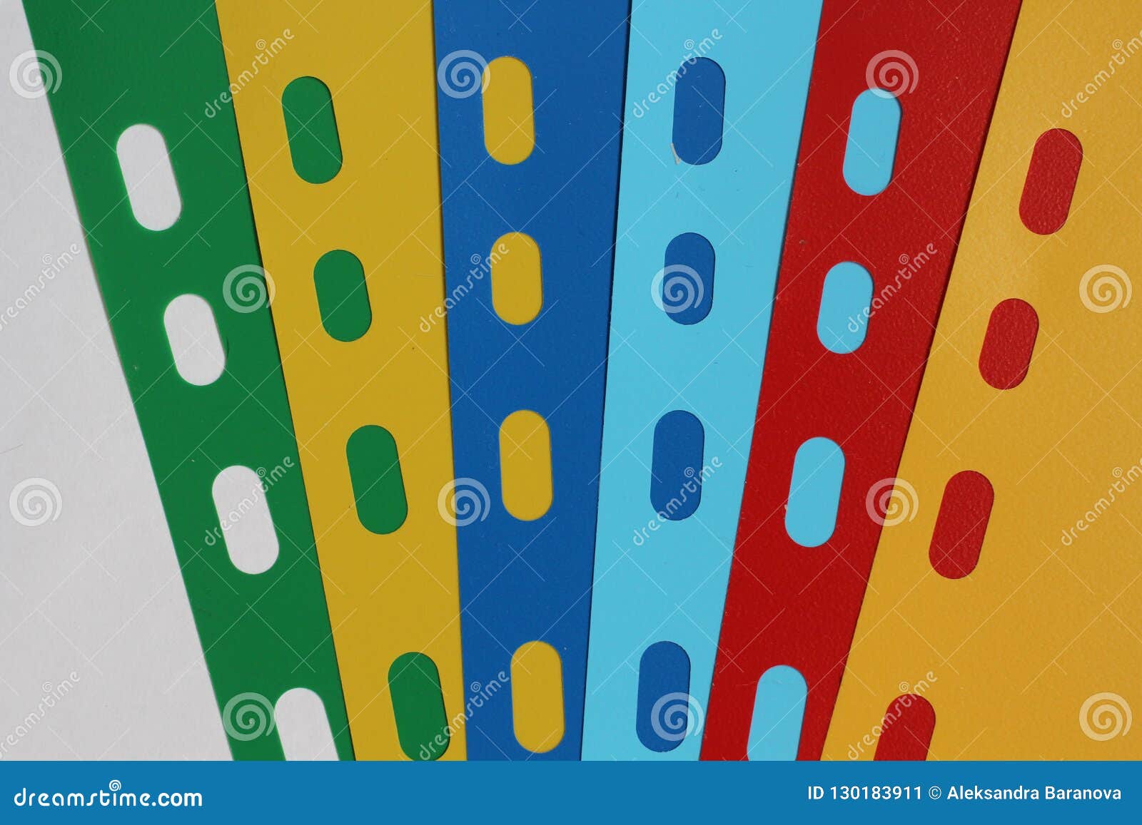 Abstract Geometric Background from Colored Sheet Separators, Sheets of ...