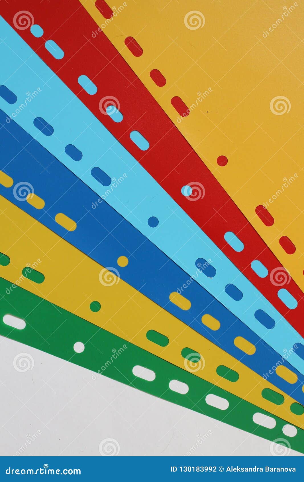 Abstract Geometric Background from Colored Sheet Separators, Sheets of ...