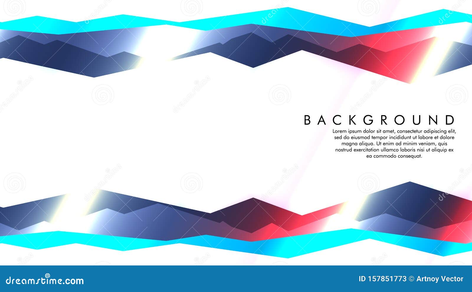 Abstract Geometric Background the Concept of Light with a Mix of Colors ...