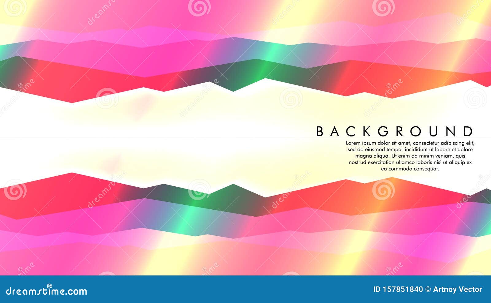 Abstract Geometric Background the Concept of Light with a Mix of Colors ...