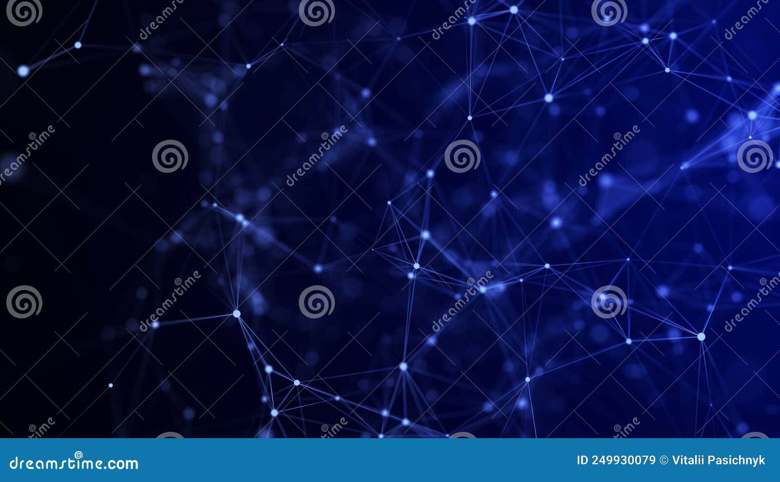 Abstract Geometric Background with Connecting Points and Lines ...
