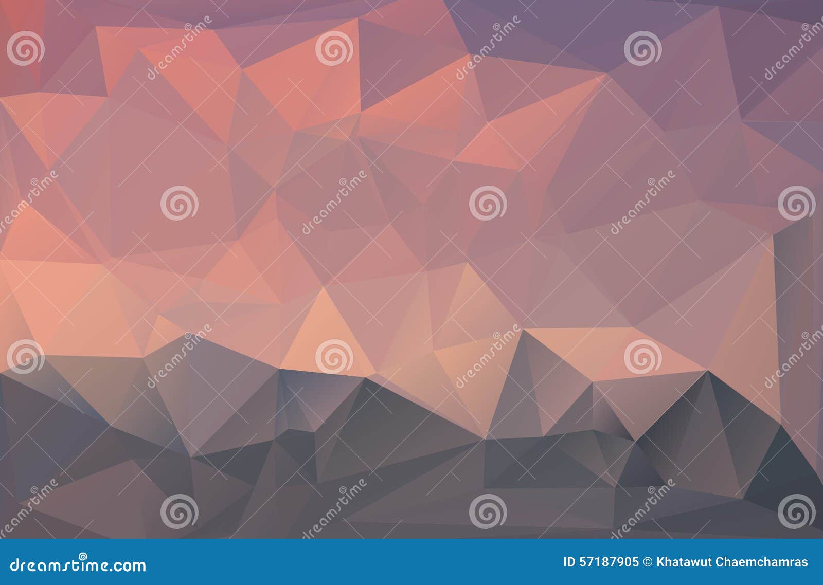 Abstract Geometric Background Consists of Triangles Stock Vector ...