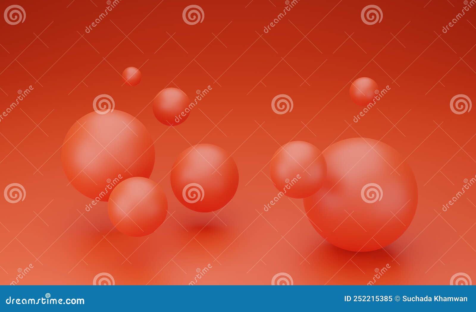 Abstract Geometric Background, 3D Rendering of Element Sphere Orange ...