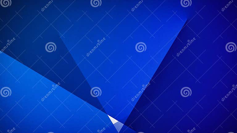 Abstract Geometric Background in Deep Blue Tones with Sharp Triangular ...