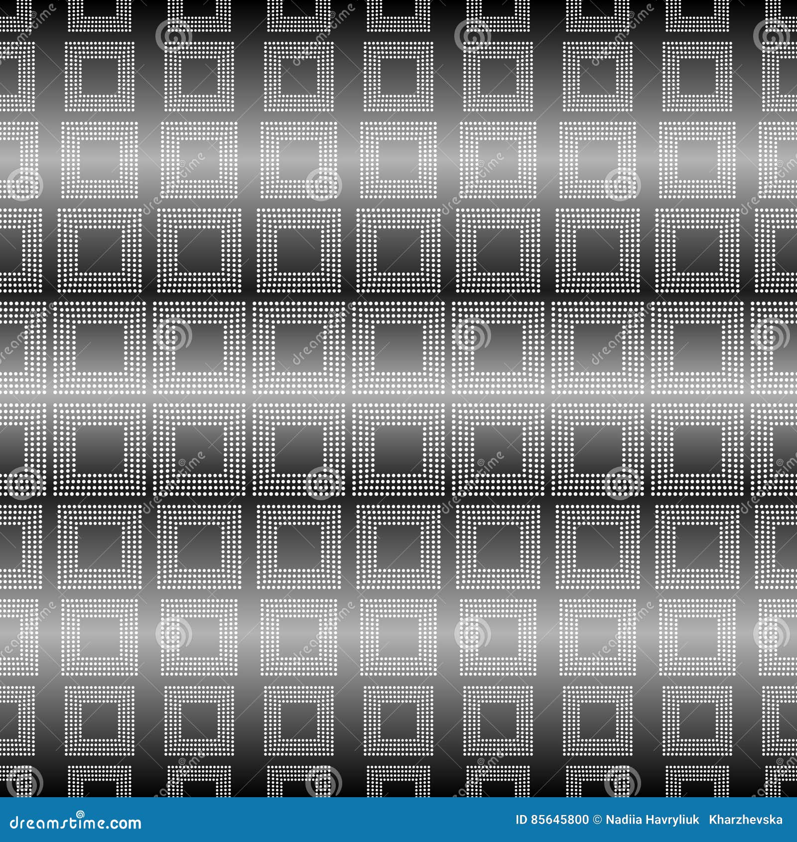 Abstract Geometric Background Design. Seamless Black and White Pattern ...