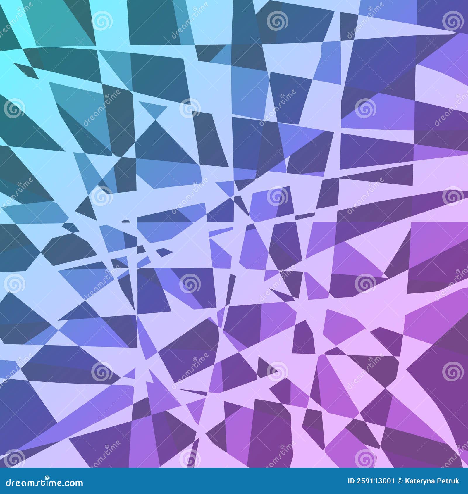 Abstract Geometric Background from Different Bright Shapes. Stock ...