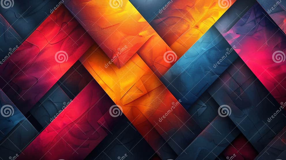 Abstract Geometric Background in the Form of Different Rectangles ...