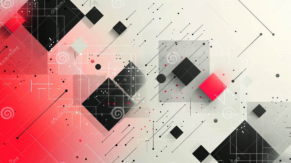 Abstract Geometric Background in the Form of Different Rectangles ...
