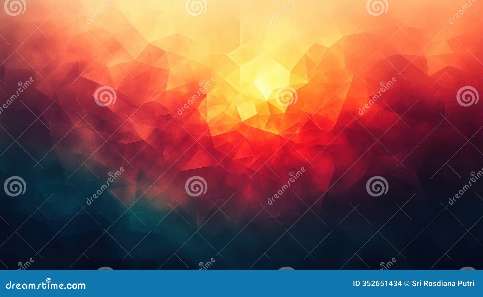 Abstract Geometric Background Forms Dynamic Gradient with Warm and Cool ...