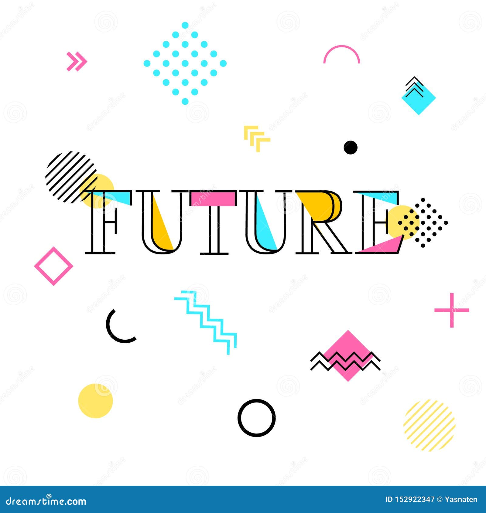 Abstract Geometric Background. Future Patterns Design. Trendy Seamless ...