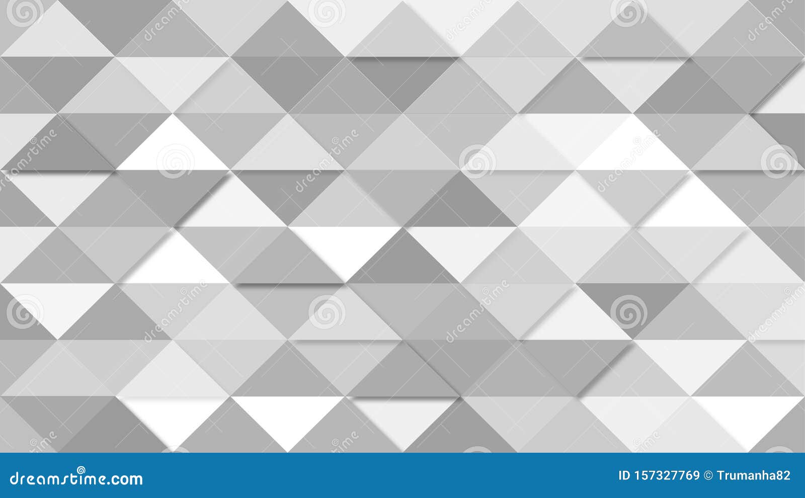 Vector Abstract Geometric Background with Grey Squares and Triangles ...