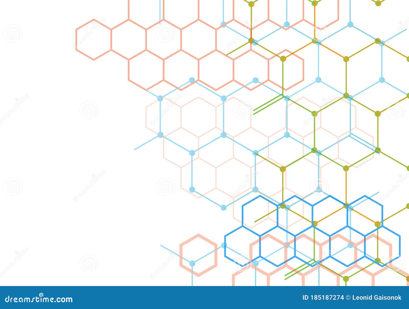 Hexagon Connection Vector Design Concept. Suitable For Tech And Data ...