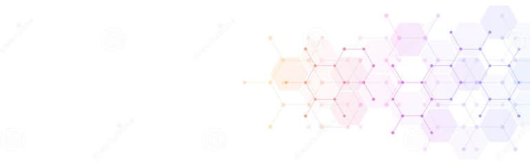 Abstract Geometric Background with a Hexagon Pattern. Hexagonal Shape ...