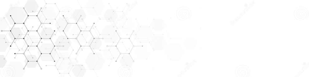 Abstract Geometric Background with a Hexagon Pattern. Hexagonal Shape ...