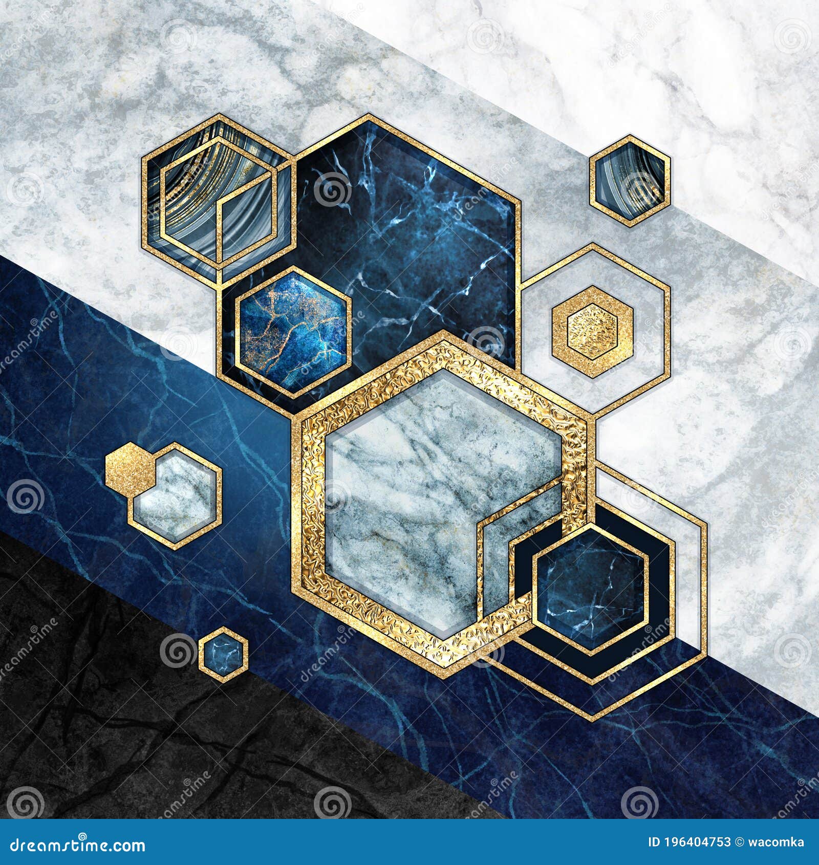 Abstract Geometric Background, Hexagonal Shapes. Modern Marble Mosaic ... Abstract Geometric Background, Hexagonal Shapes. Modern Marble Mosaic ...